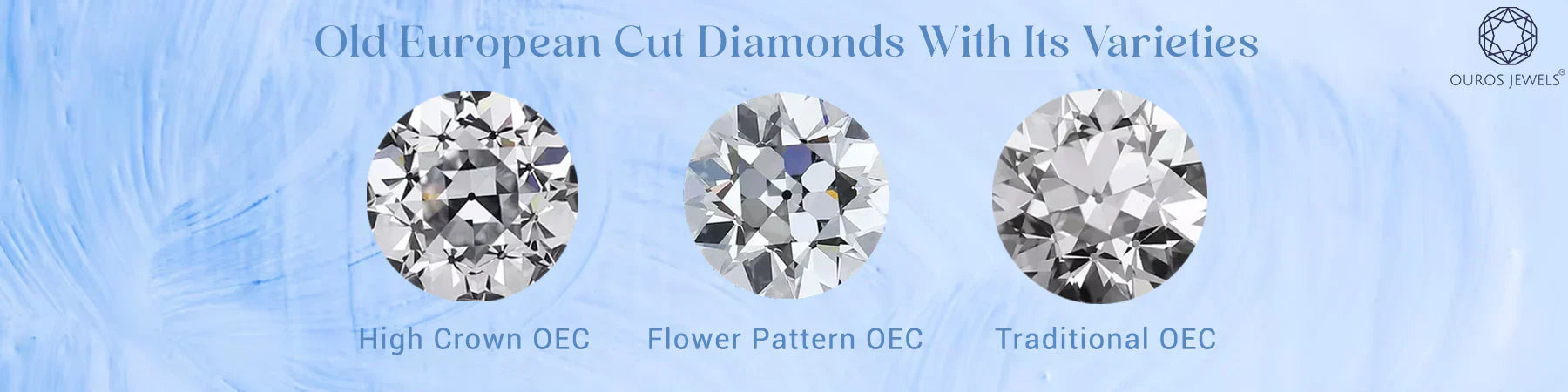 Old European Cut Diamonds With Variations And Difference - Ouros Jewels